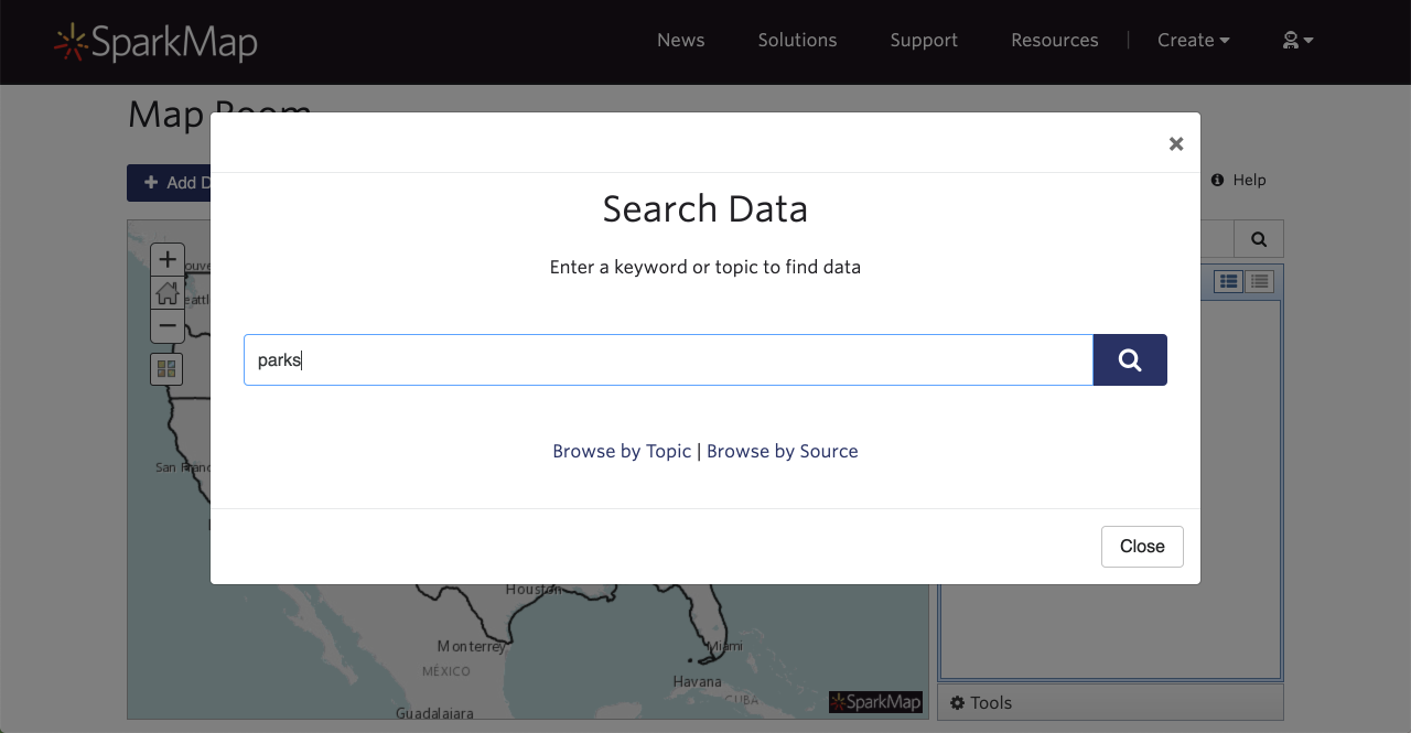 Map Room 101 - SparkMap