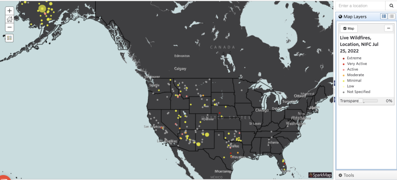 My World's on Fire, How 'Bout Yours? - SparkMap