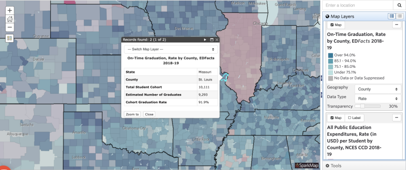 Public Education Funding and Student Outcomes - SparkMap