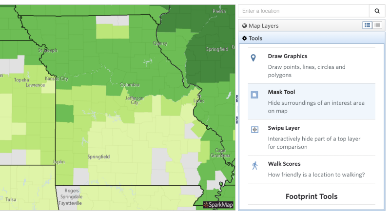 How to Use the Mask Tool - SparkMap