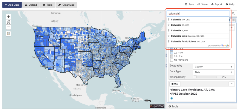 How to Make A Map - SparkMap