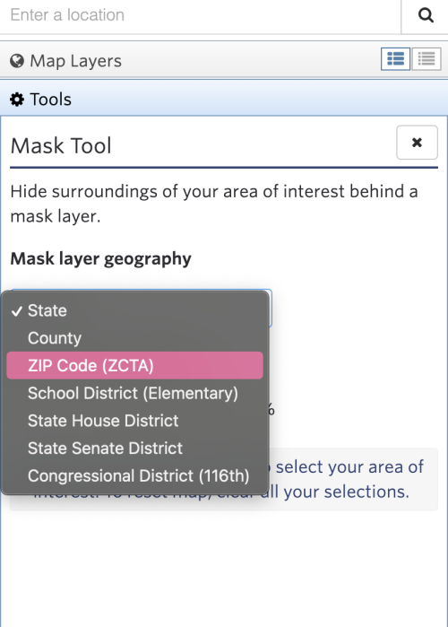 How to Use the Mask Tool - SparkMap