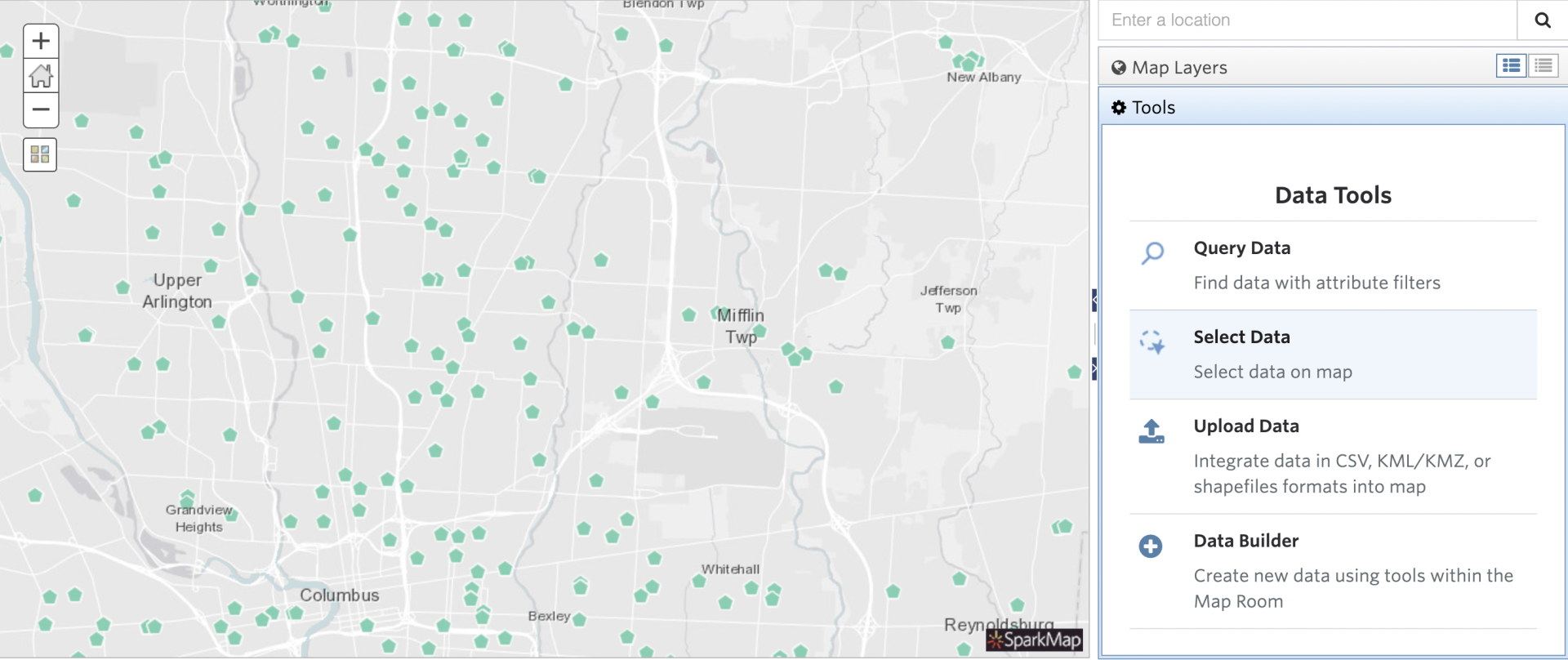 How To Use The Query Data Tool Sparkmap
