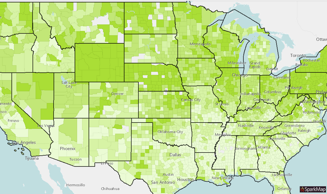 Topic-Based Map Gallery - SparkMap