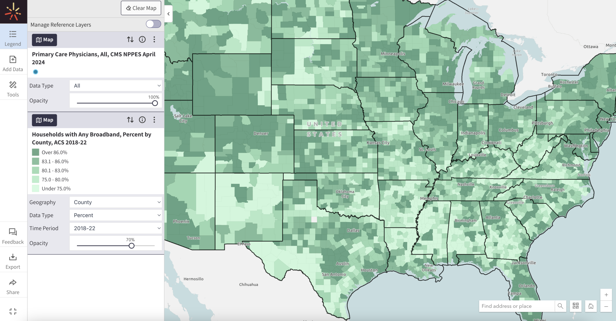 Building a Multi-Layer Map: Part One - SparkMap