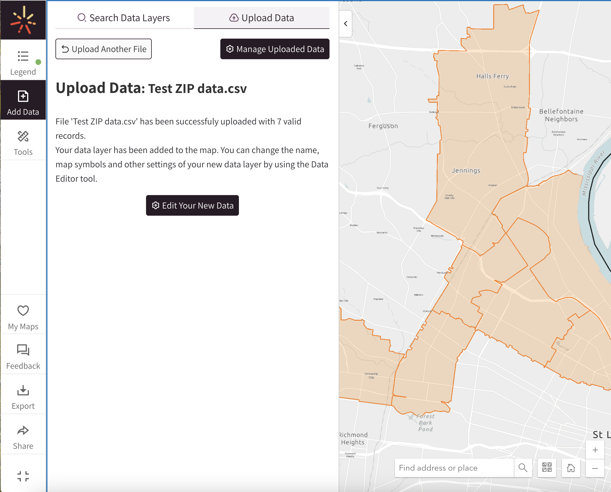 How to Use the Data Upload Tool - SparkMap