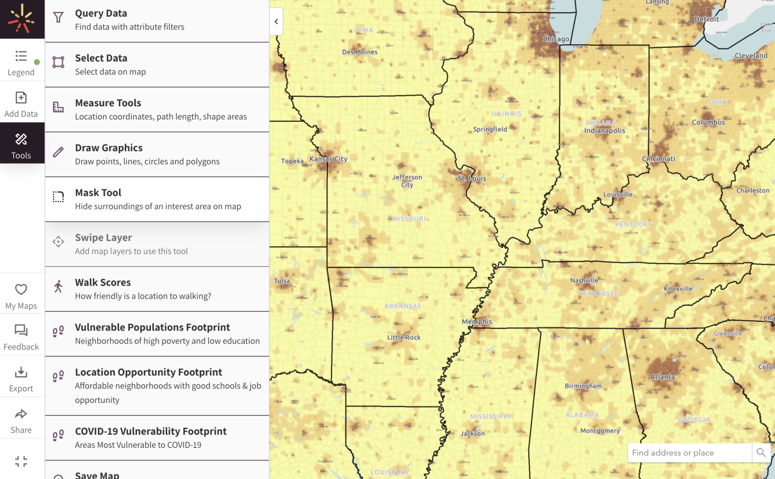 How to Use the Mask Tool - SparkMap